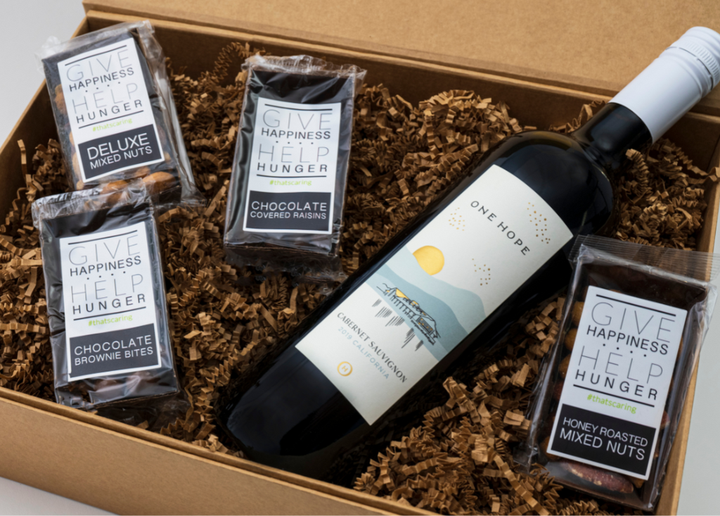 Sweets, Snacks & Wine Gift Box – That's Caring